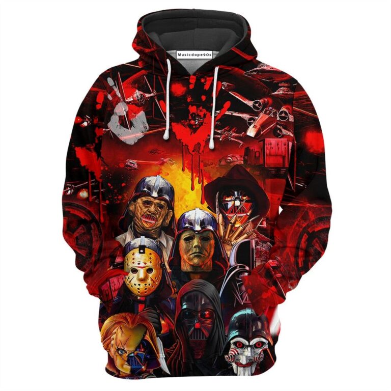 Starwars Halloween Baby Yoda Let Go Baby Movie 3D Hoodie - Musicdope90s