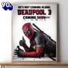 Deadpool 3 Movie Poster For Fans - Musicdope90s