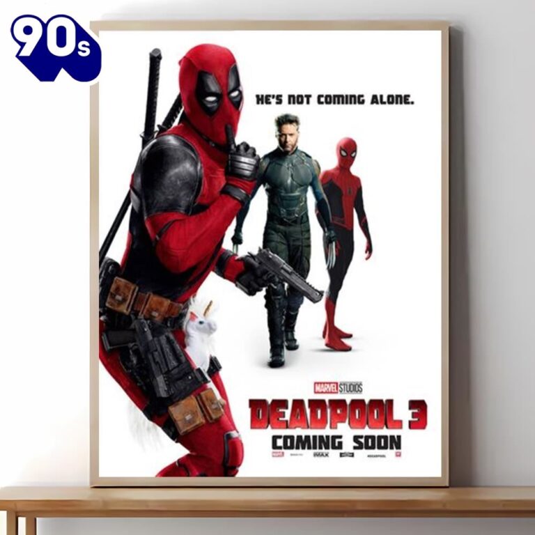 Deadpool 3 Movie Poster 2024 Wall Art Canvas - Musicdope90s
