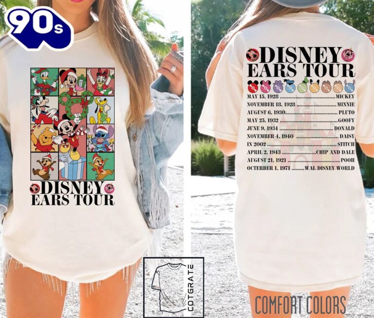 Disney Ears Tour Mickey Eras Tour T-shirt - Musicdope90s