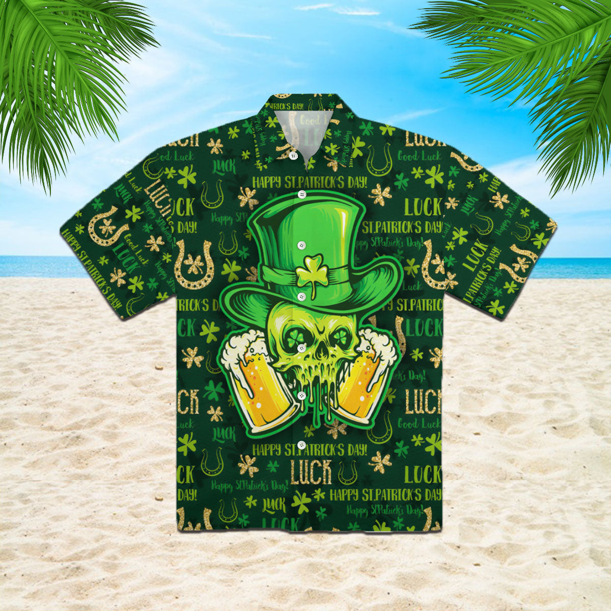 Irish Patrick Day Aloha Hawaiian Shirts - Musicdope90s
