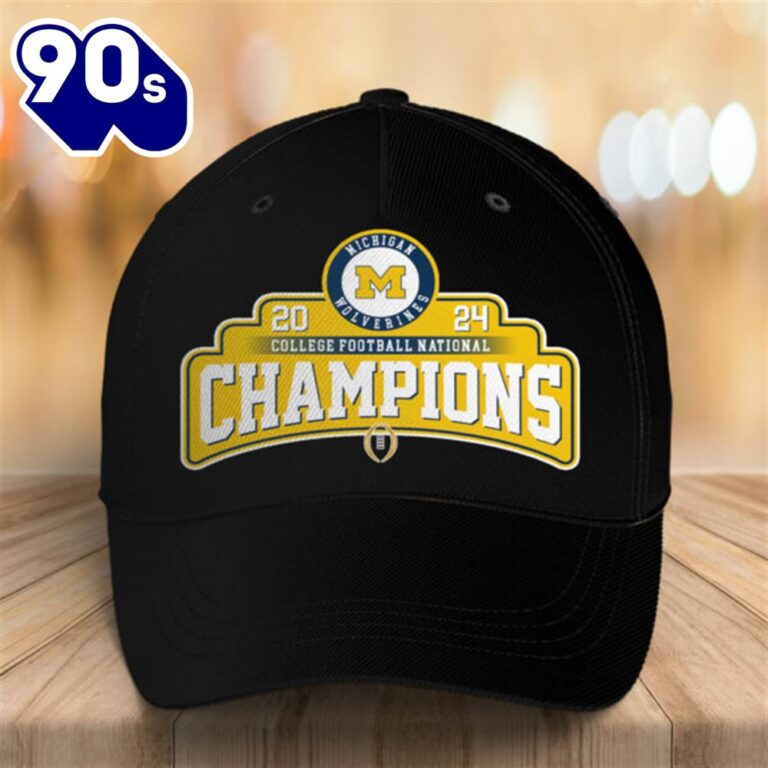 Michigan 2024 College Football National Champions Hat Cap - Musicdope90s