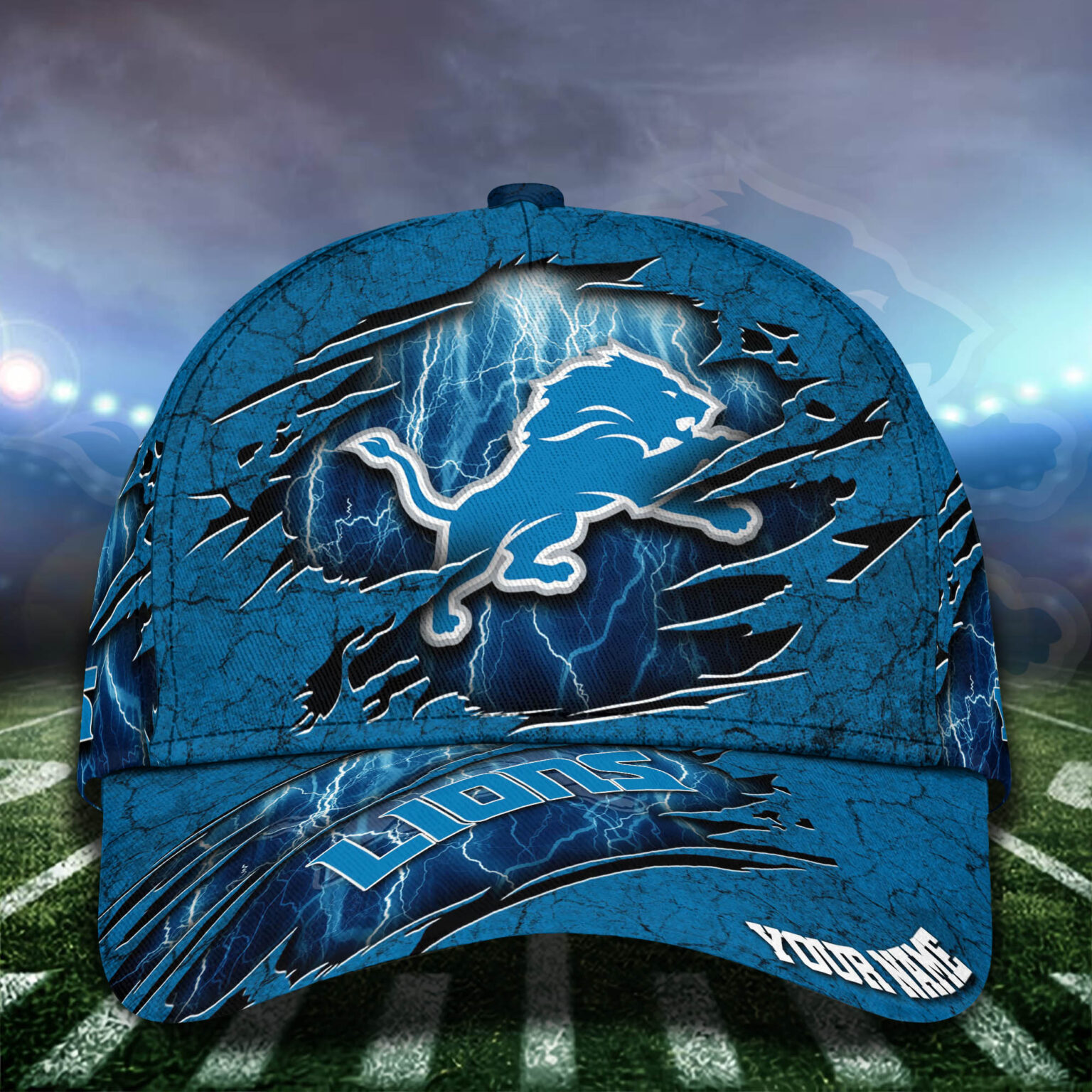 NFL Detroit Lions Cap Custom Your Name - Musicdope90s