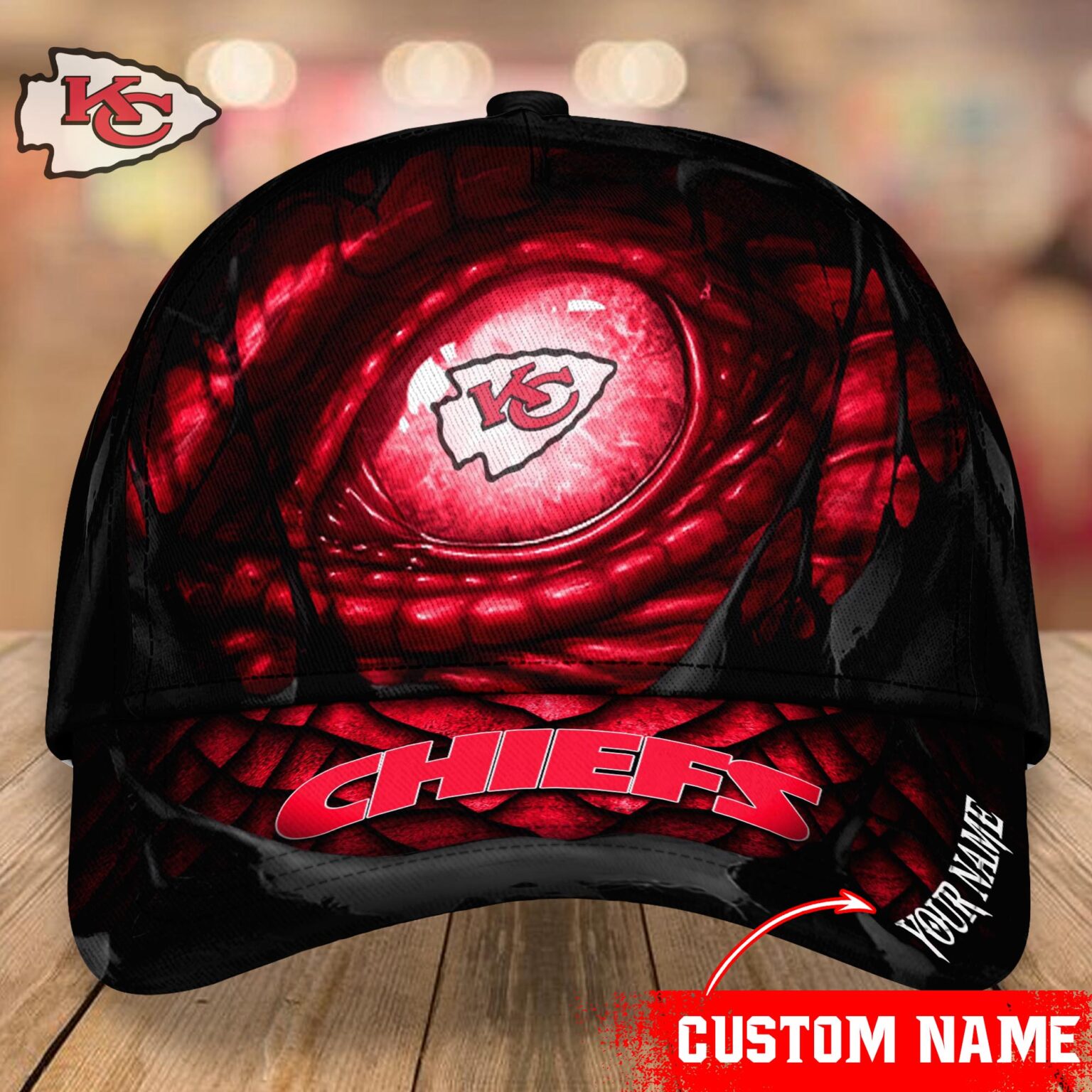 NFL Kansas City Chiefs Cap Custom - Musicdope90s