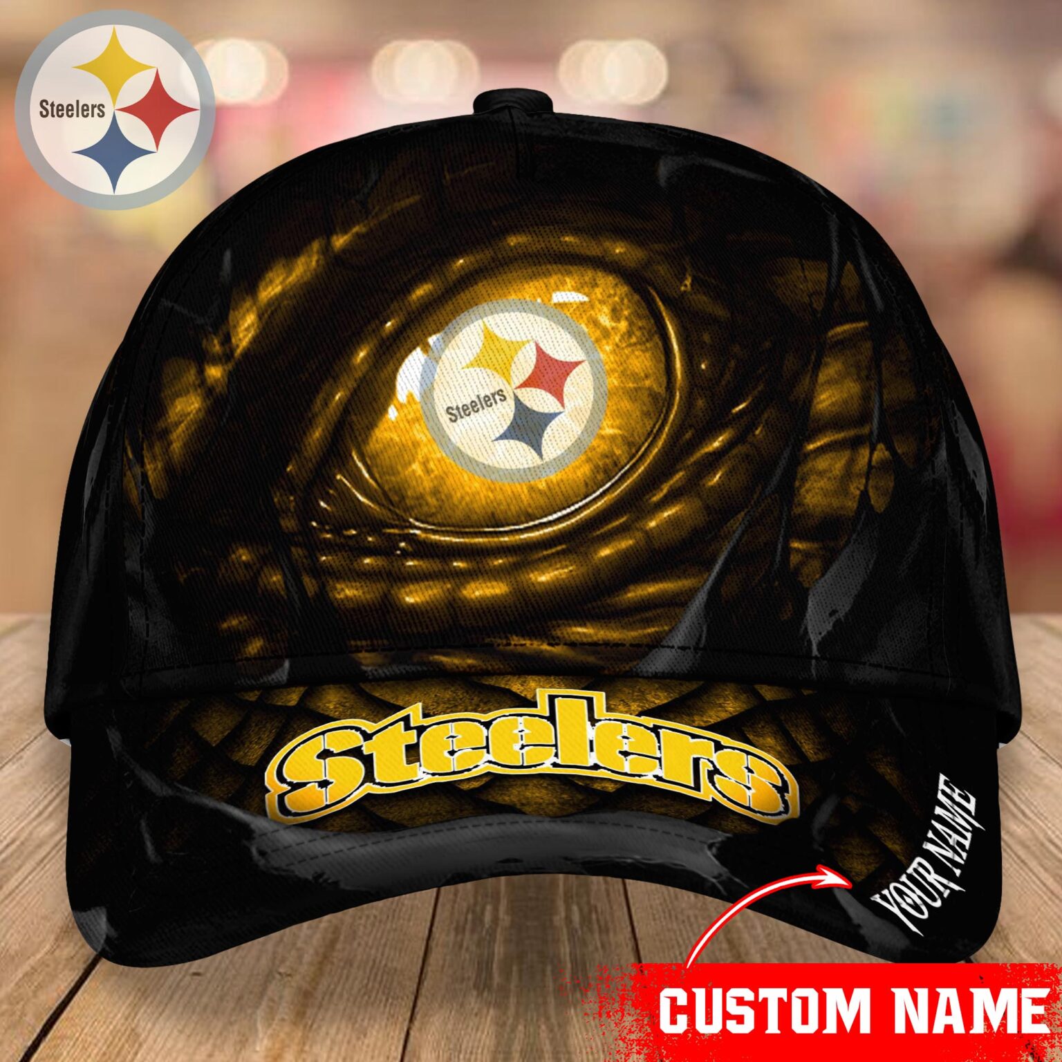 NFL Pittsburgh Steelers Cap Custom - Musicdope90s