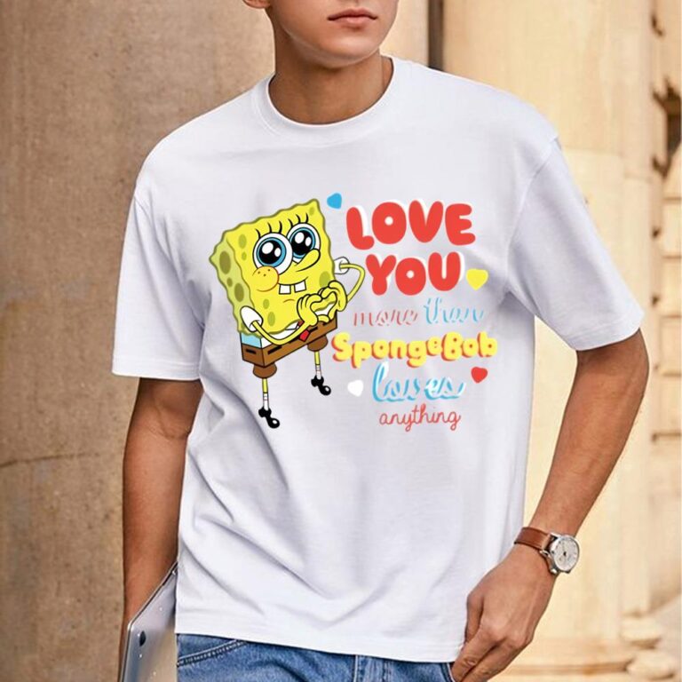 Spongebob Squarepants Valentine's Day Shirt- Valentine's Day Romantic ...