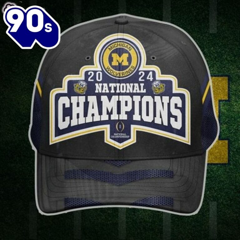 Michigan 2024 College Football National Champions Hat Cap - Musicdope90s