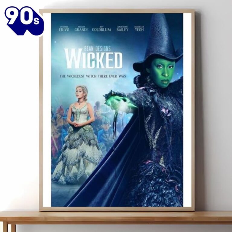 Wicked 2024 Movie Poster Art Print Wall - Musicdope90s