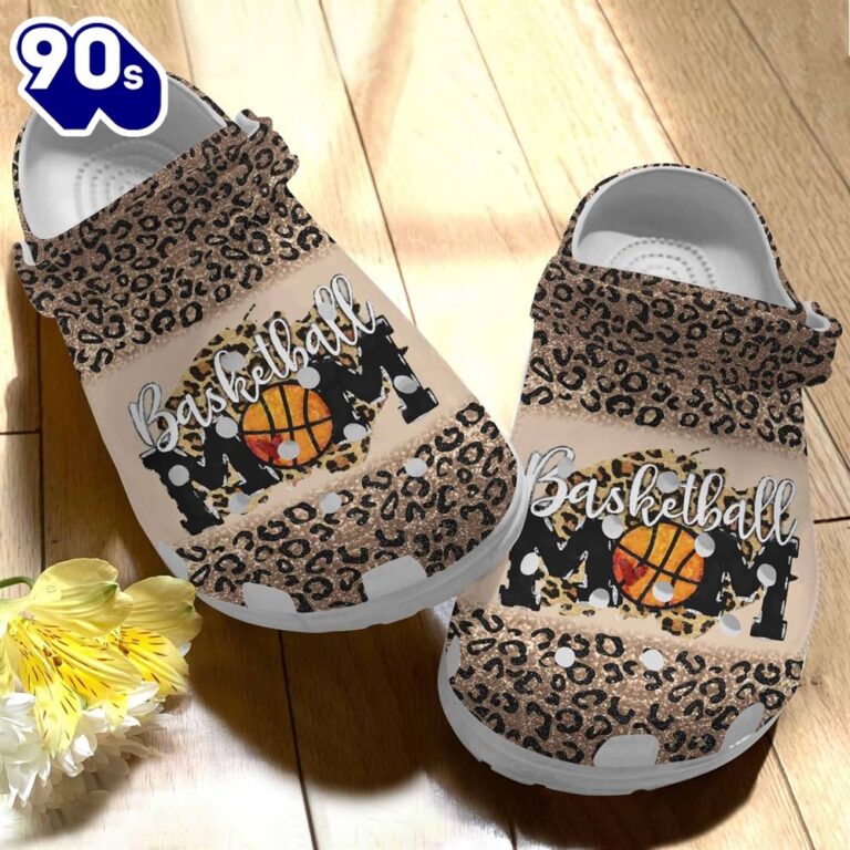 Basketball Mom Supporter Boy Mother Basketball Customize Clog ...