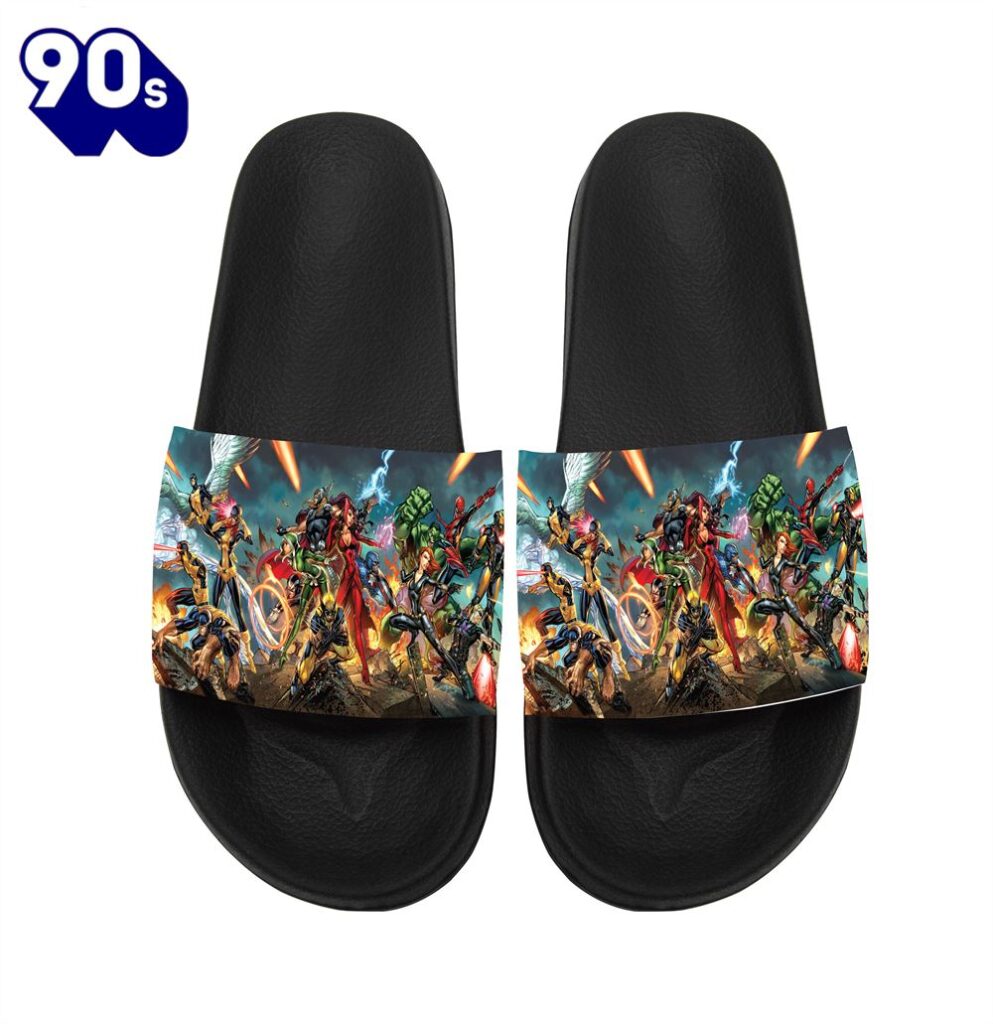Marvel Avengers Comics Gift For Fans Sandals - Musicdope90s