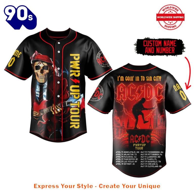 ACDC Power Up Tour 2025 Limited Edition Shirt - Musicdope90s
