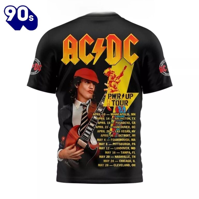 ACDC Power Up Tour 2025 Limited Edition Shirt - Musicdope90s