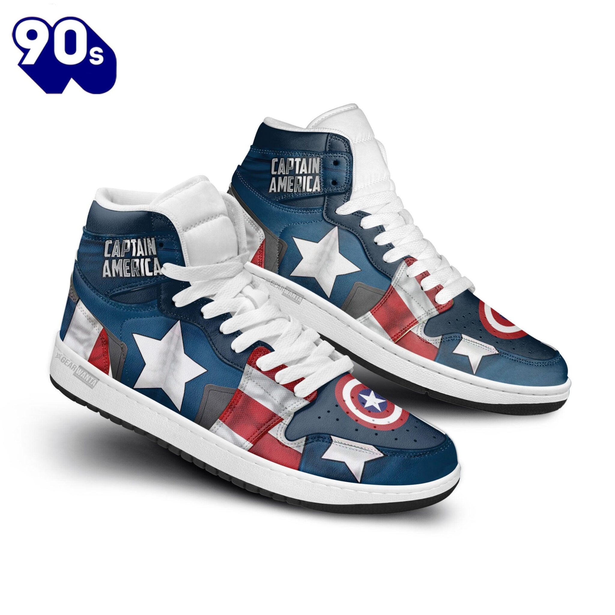 Avenger Captain America Shoes Custom - Musicdope90s