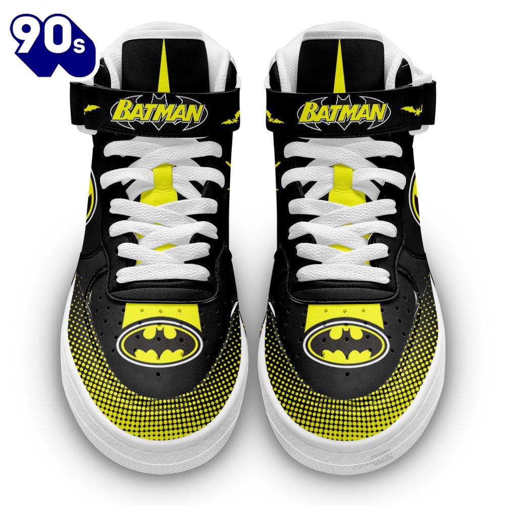 Batman High Top Air Force Shoes Custom Sneakers - Musicdope90s