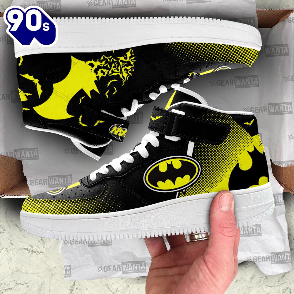 Batman High Top Air Force Shoes Custom Sneakers - Musicdope90s
