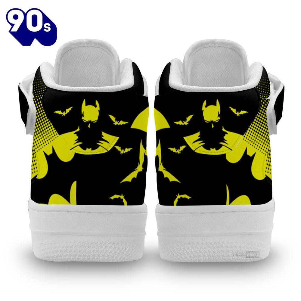 Batman High Top Air Force Shoes Custom Sneakers - Musicdope90s