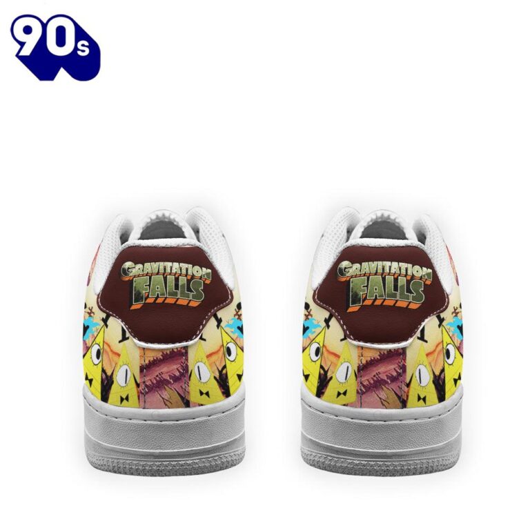 Bill Cipher Gravity Falls Air Sneakers Custom Cartoon Shoes - Musicdope90s