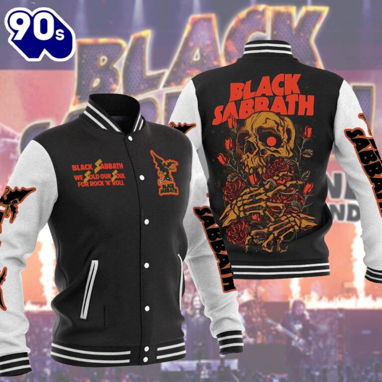 Black Sabbath Varsity Jacket For Fans - Musicdope90s