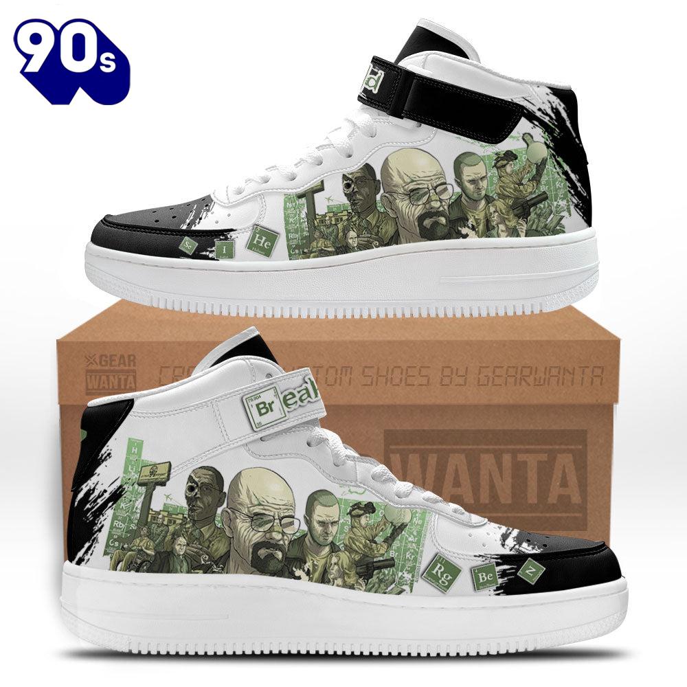 Breaking Bad High Top Air Force Shoes Custom Sneakers - Musicdope90s