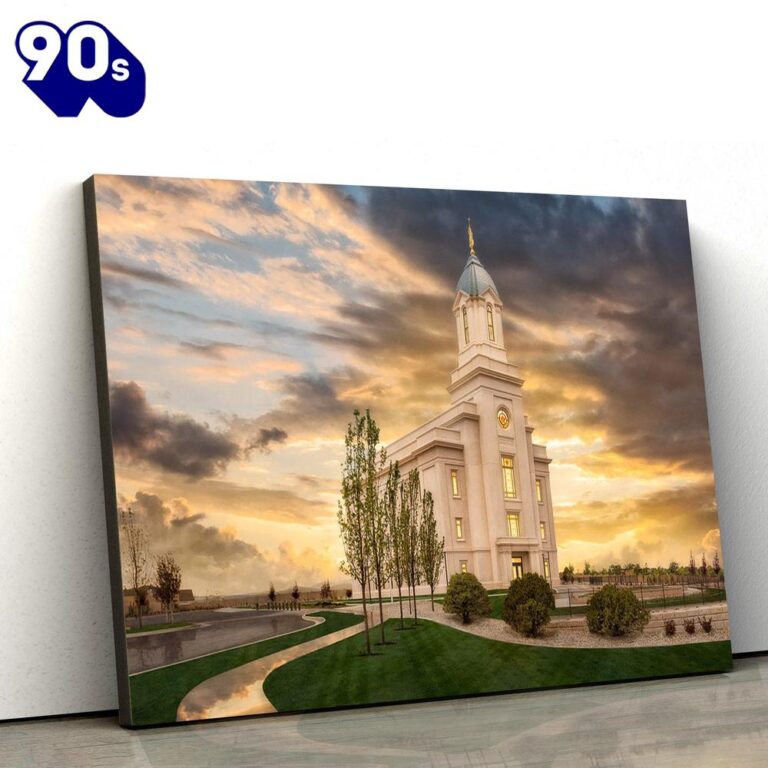 Cedar City Temple Covenant Path Series Canvas Wall Art Jesus Christ ...