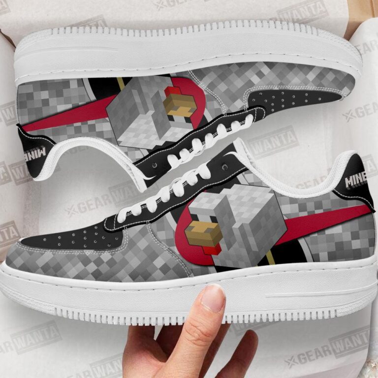 Chicken Minecraft Custom Air Sneakers - Musicdope90s