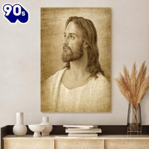 Christ Portrait Canvas Picture Jesus Christ Canvas Art Christian Wall ...