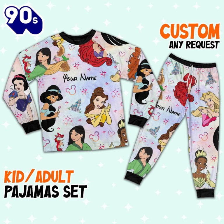 Custom Disneyland Trip Mickey Colorful Pajamas - Family Disneyland ...