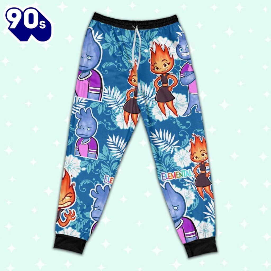Disney Pixar Elemental Wade and Ember Emotion Blue Pajamas Set - Movie ...