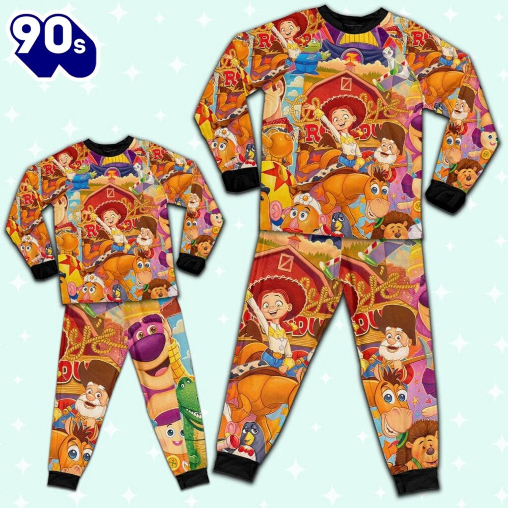 Disney Toy Story 25th Aniversary Cool Artwork Pajamas Set - Movie ...