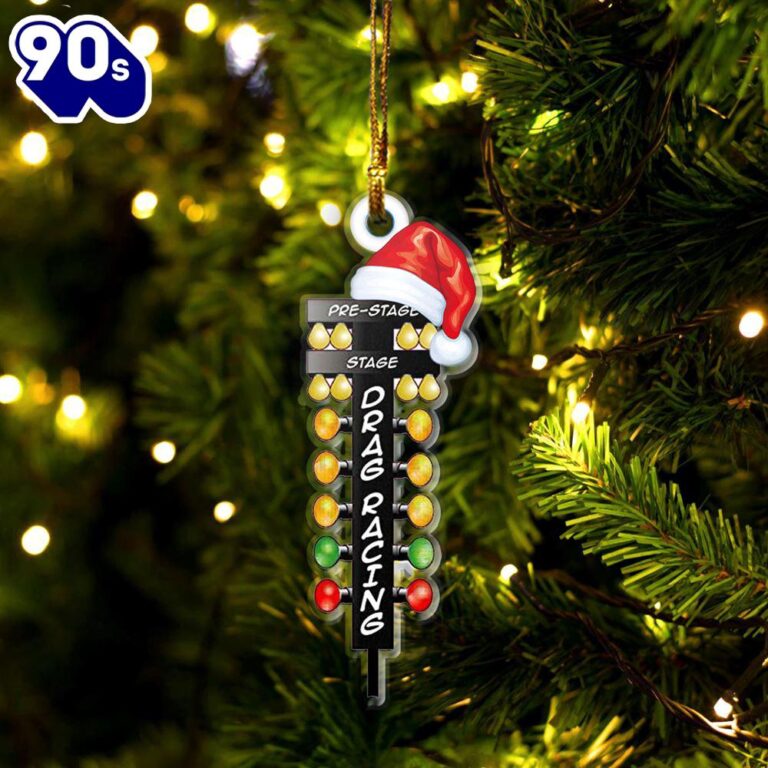 Drag Racing Tree Christmas Ornament - Musicdope90s