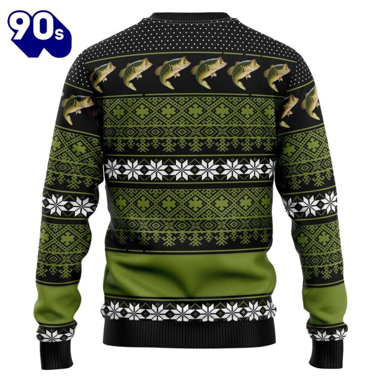 Christmas 2024 Fishing Merry Fishmas Ugly Christmas Sweater - Musicdope90s