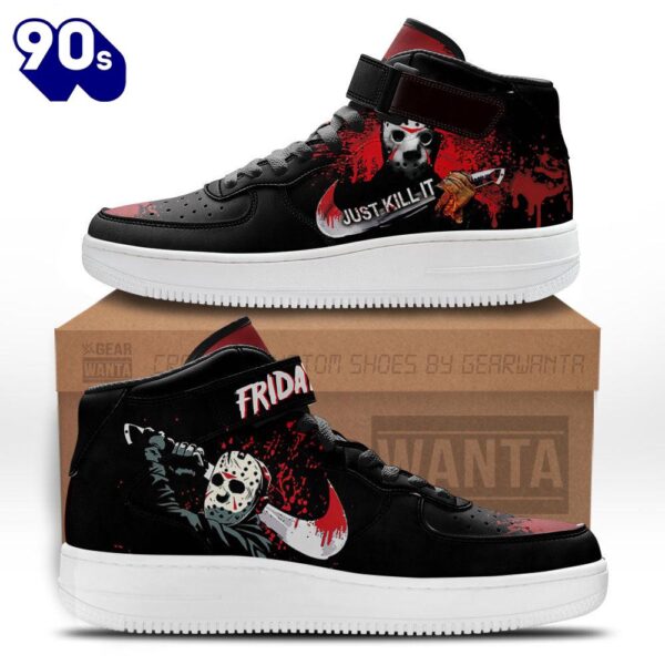 Jason Voorhees Mid Force Shoes Custom Friday 13th For Horror Fans ...