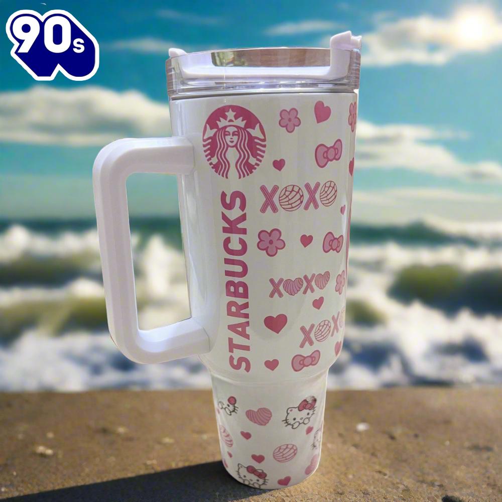 Just A Girl Snoopy Flower Custom Name Tumbler With Handle - Musicdope90s