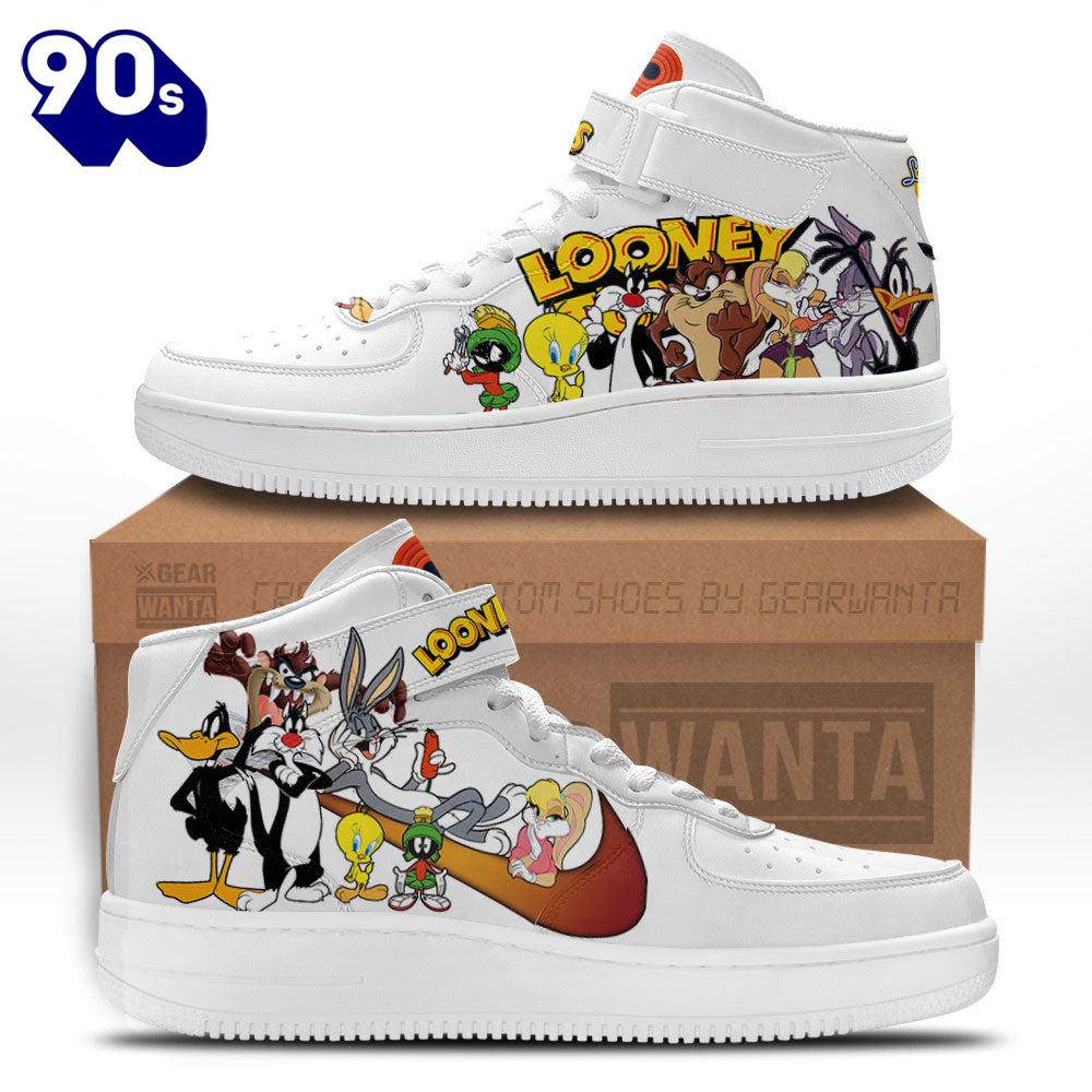 Marvin the Martian High Top Air Force Shoes Custom Looney Tunes ...