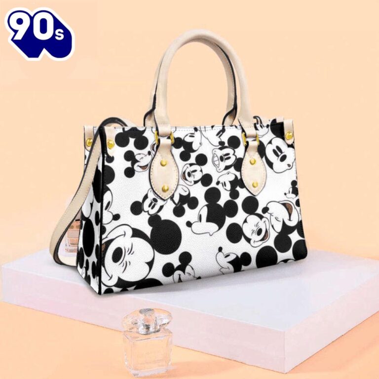 Mickey Mouse Leather Bag Handbag Gift For Women - Musicdope90s