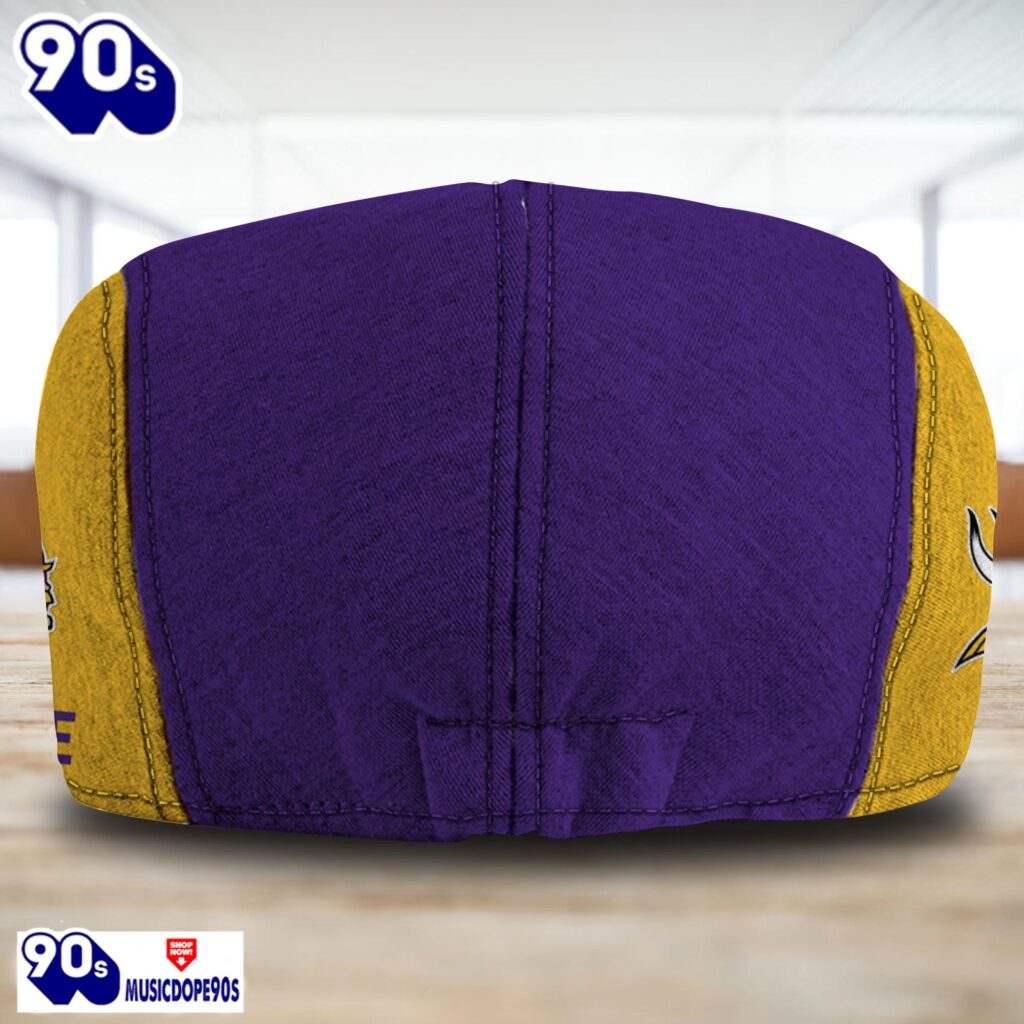 Minnesota Vikings NFL Basic Design Personalized Jeff Cap - Musicdope90s