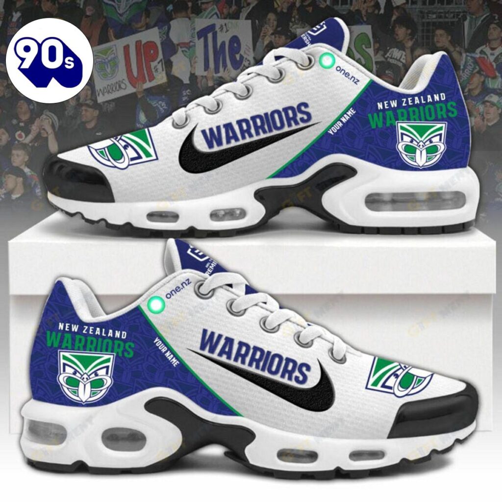 New Zealand Warriors NRL Custom Name TN Air Max Plus Shoes - Musicdope90s