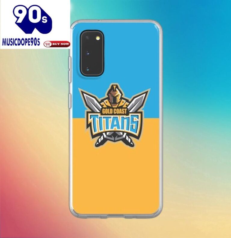 NRL Gold Coast Titans Blue Gold Split Phone Case - Musicdope90s