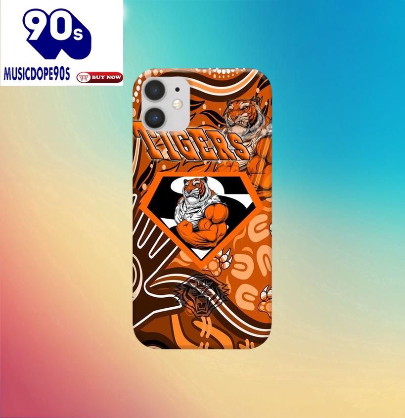 NRL Wests Tigers Superman Phone Case - Musicdope90s