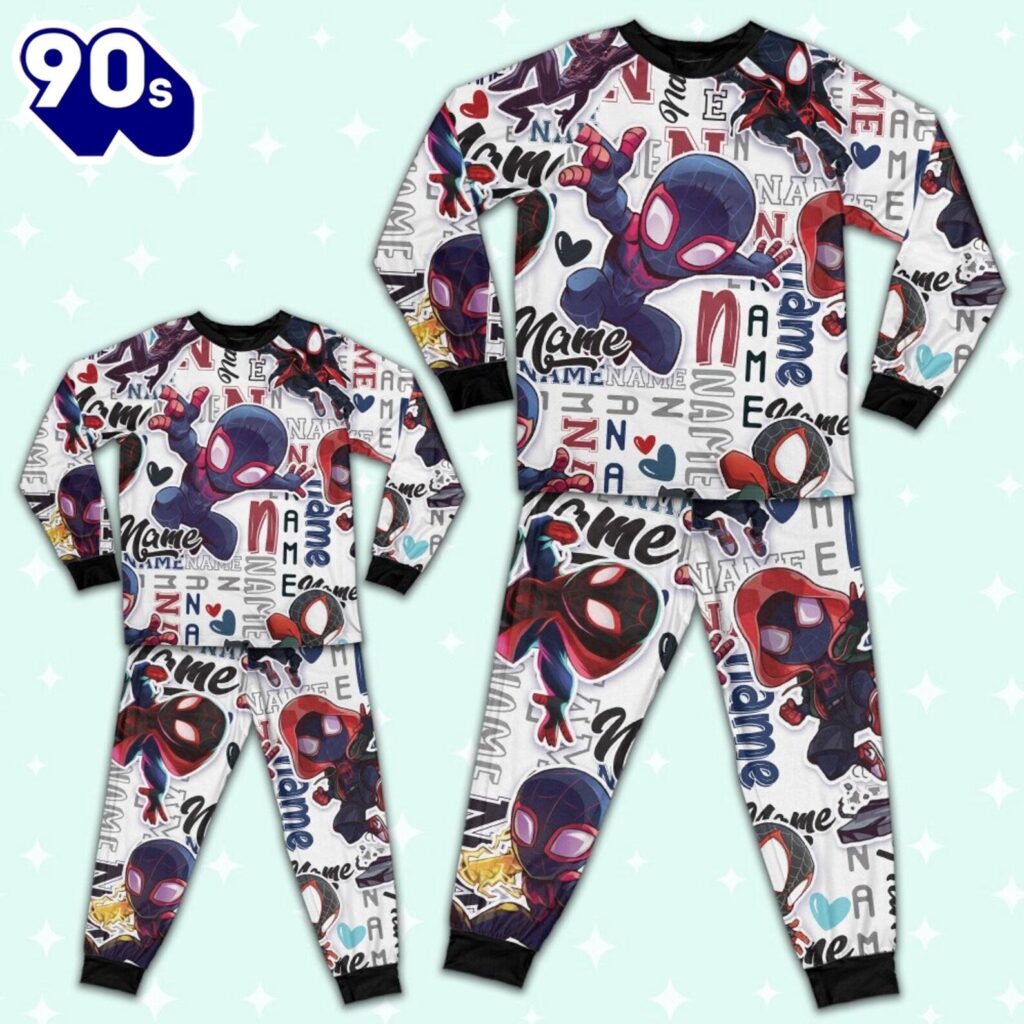 Personalized Name Spidey Amazing Friends Comic Pajamas - Family ...