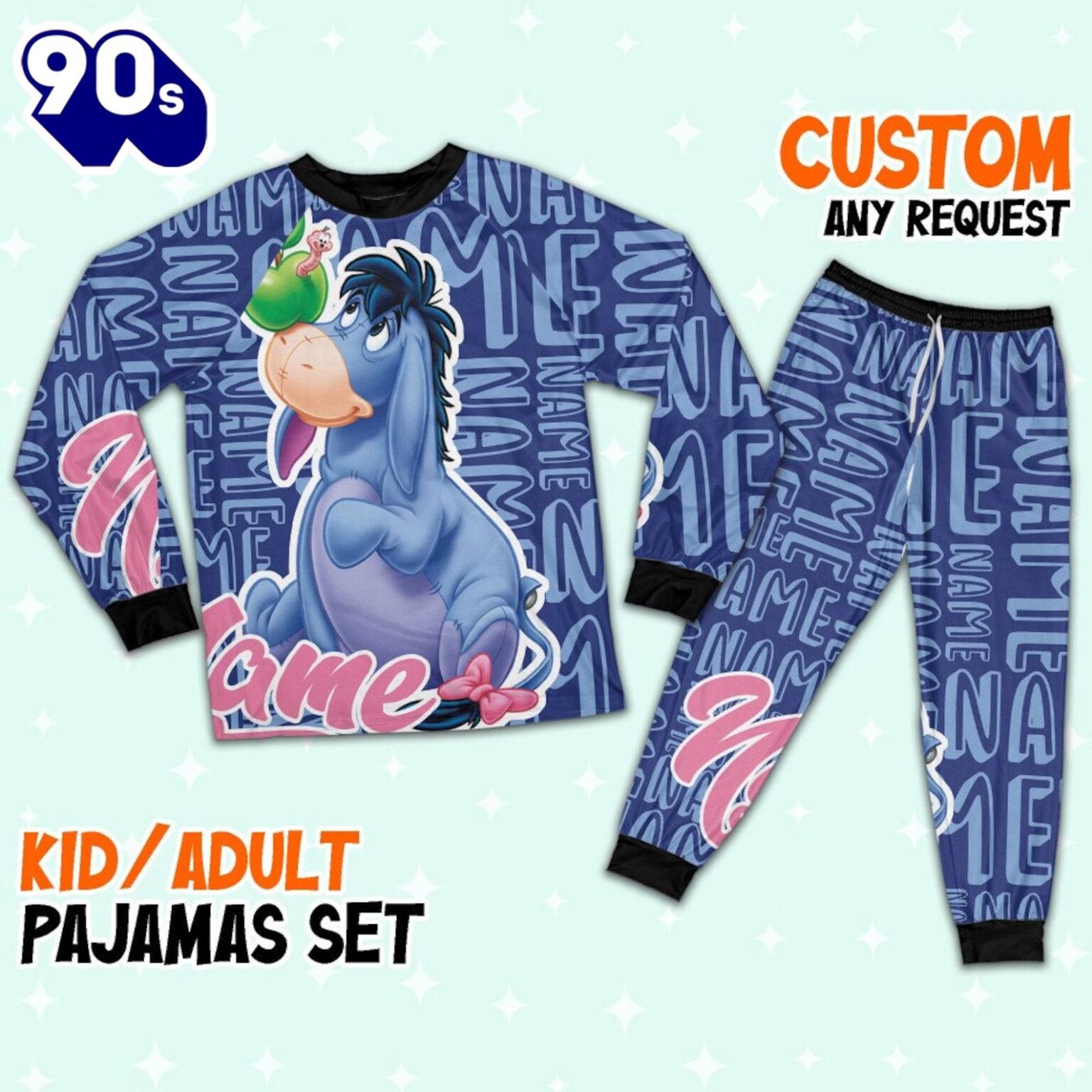 Custom Disneyland Trip Mickey Colorful Pajamas - Family Disneyland ...