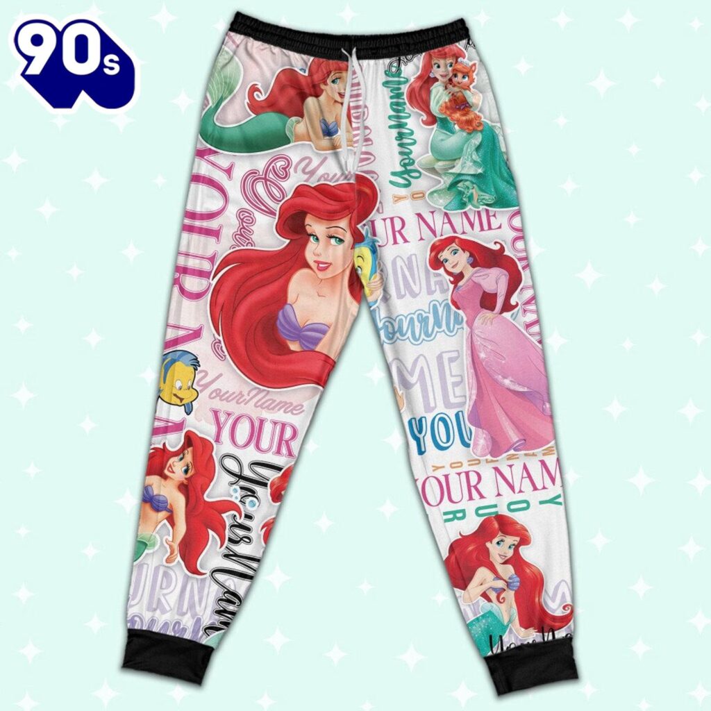 Personalized Watercolor Disney Princess the Little Mermaid Ariel ...
