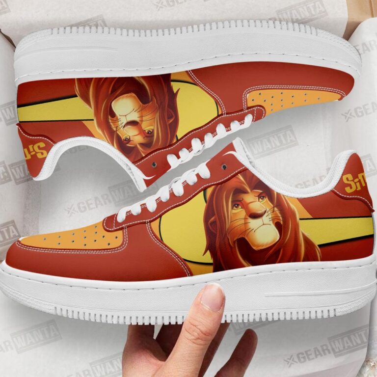 Simba Custom Cartoon Air Sneakers - Musicdope90s