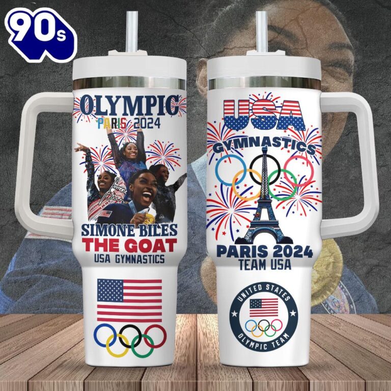 Simone Biles 40oz Stanley Tumbler - Musicdope90s