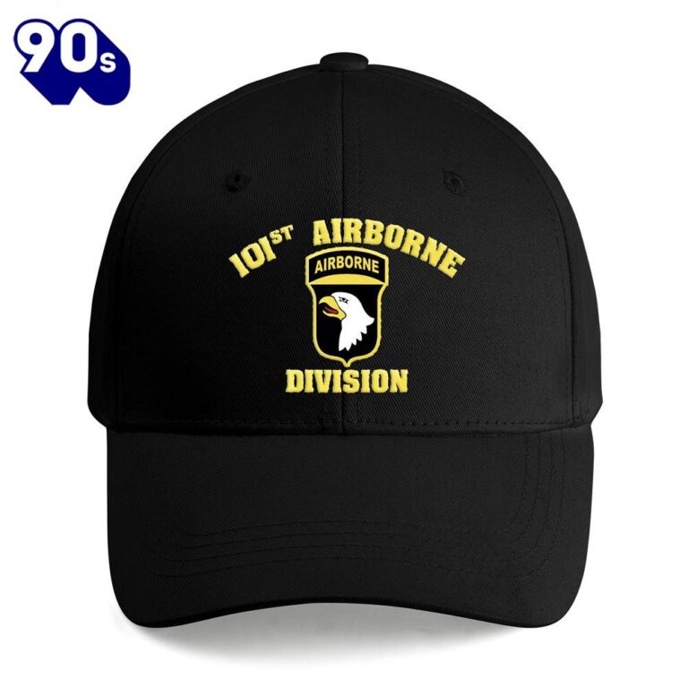 Us Army 101st Airborne Division Embroidered Cap - Musicdope90s