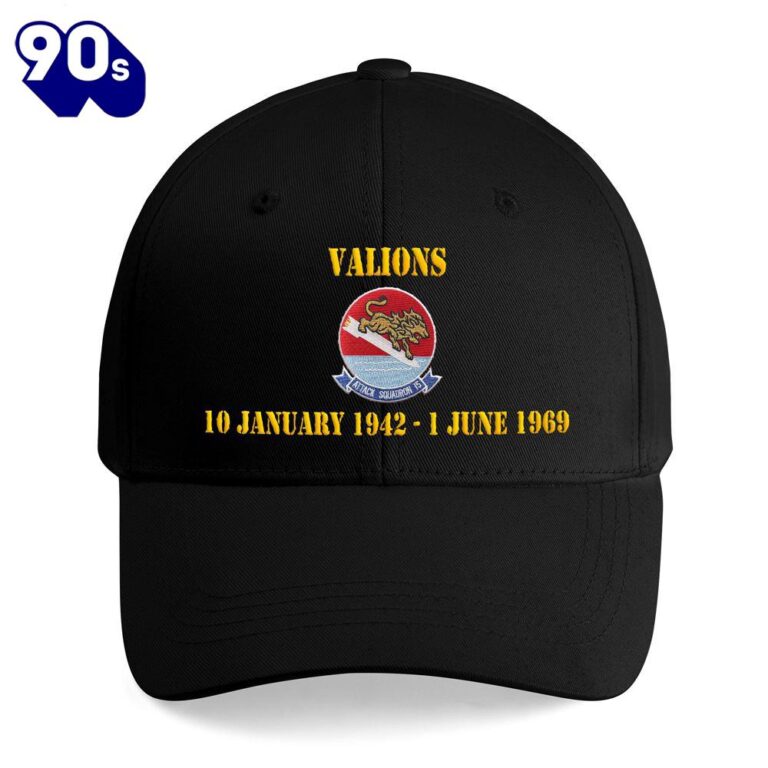 Us Navy Attack Squadron 15 (Va-15) Embroidered Cap - Musicdope90s