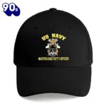Us Navy Master Chief Skull And Cross Bones Anchor Embroidered Cap ...